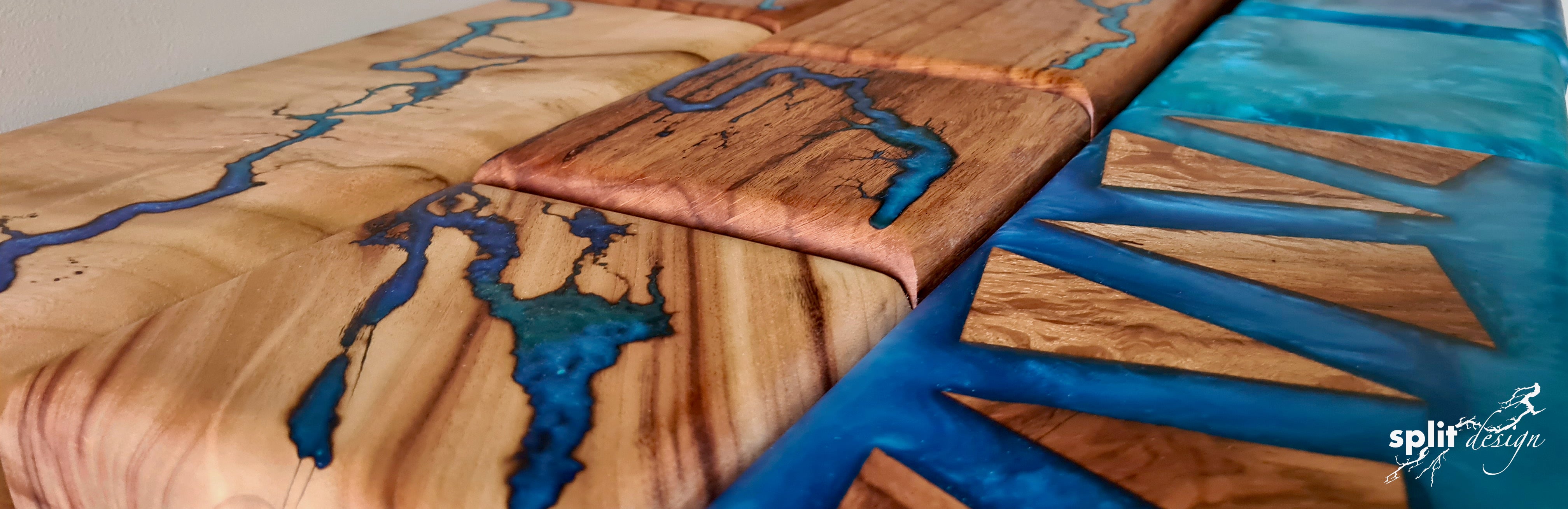 Sneak Peek....Feature Wall 🤫 – Split Design Timber & Resin Designs