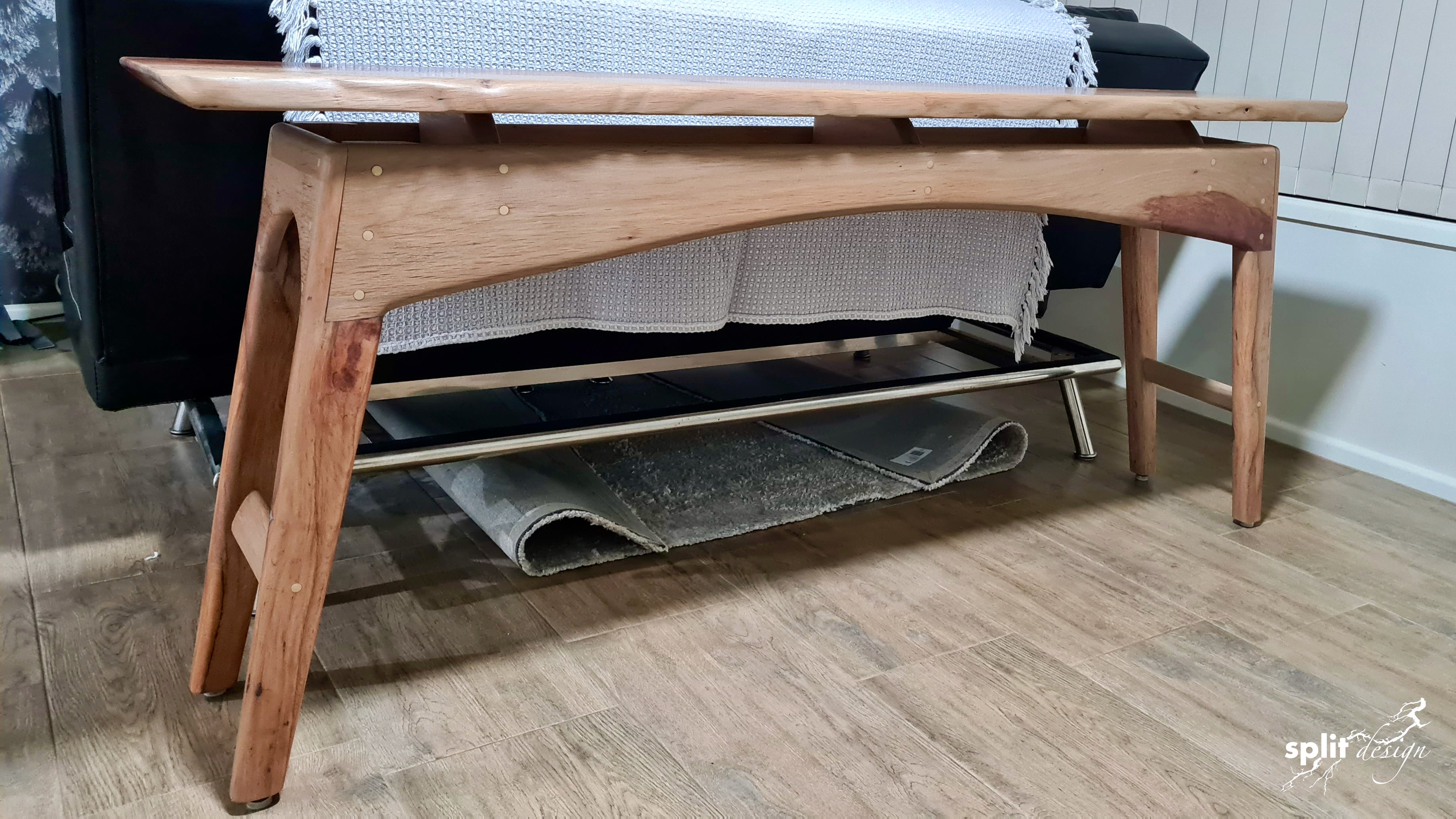 Sheoak Entry Table – Split Design Timber & Resin Designs